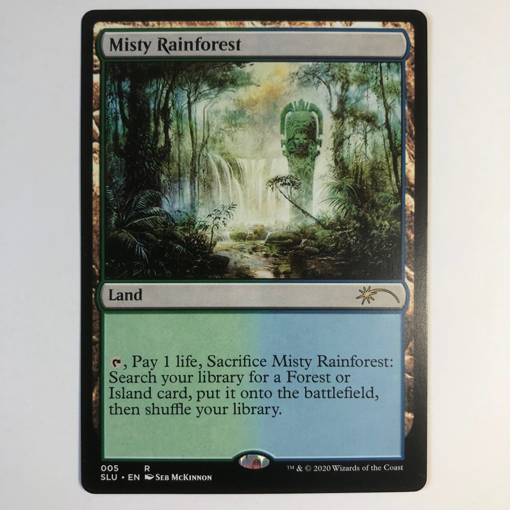 Playtest Card - Misty Rainforest (SLU) | Shopee Philippines