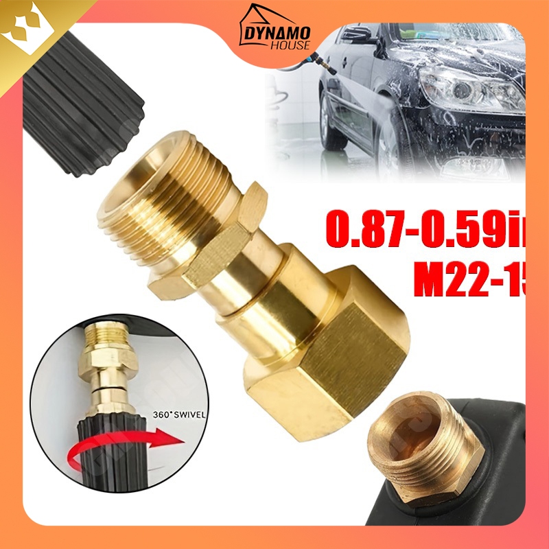 Brass High Pressure Washer Swivel Transitional Joint Connector Hose ...