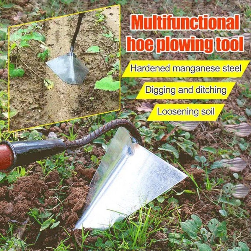 Agricultural trenching triangular pointed hoe for ridging vegetable ...