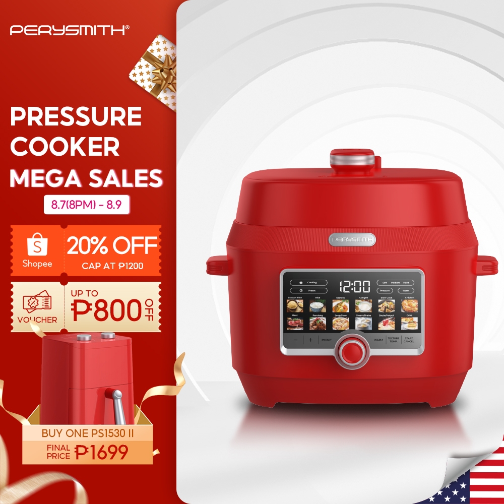 PerySmith PC1500 6L Smart Pressure Cooker EasyCooking Series | Shopee ...