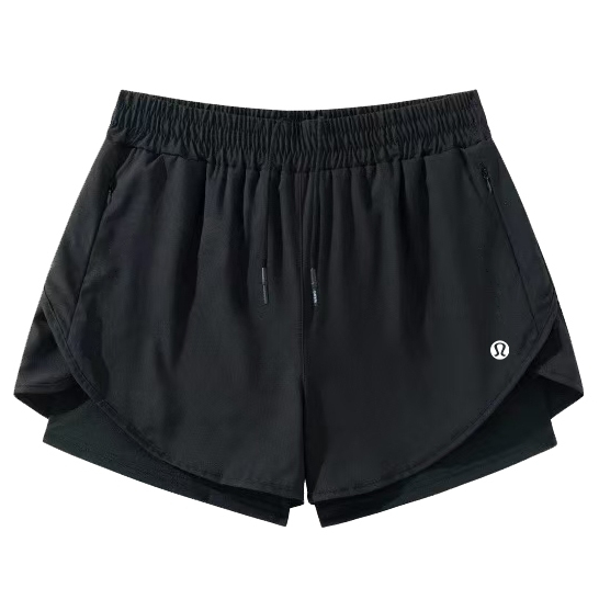 LU318# Lady's Sports Dri-Fit Taslan Shorts With Cycling Running/gym ...