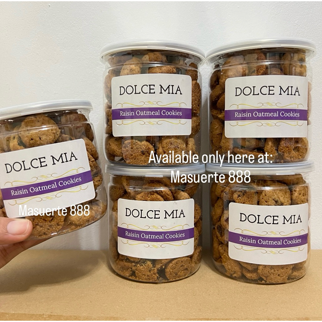 DOLCE MIA Raisin Oatmeal cookies (PAL INFLIGHT SNACK) | Shopee Philippines