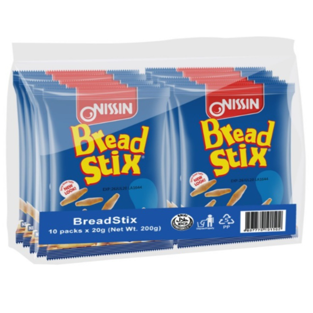 Nissin Bread Stix 20gx10s | Shopee Philippines