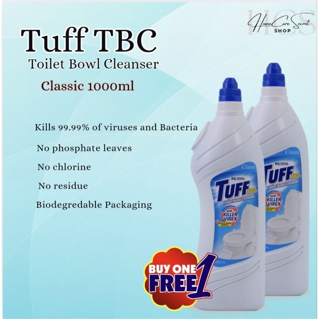TUFF TBC CLASSIC 1000ML BUY 1 TAKE 1 TOILET BOWL CLEANER | Shopee ...
