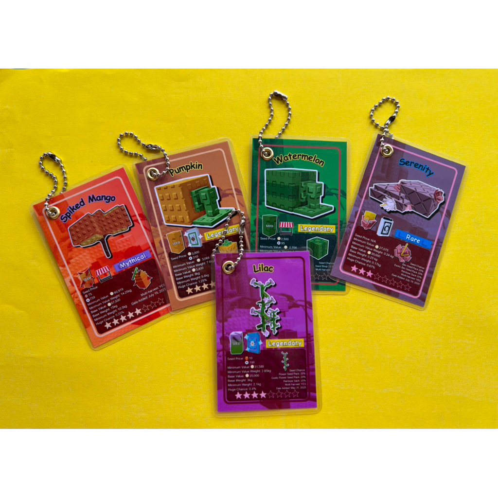 Grow A Garden Crops/Plants Trading Card Laminated/Acrylic | Shopee ...