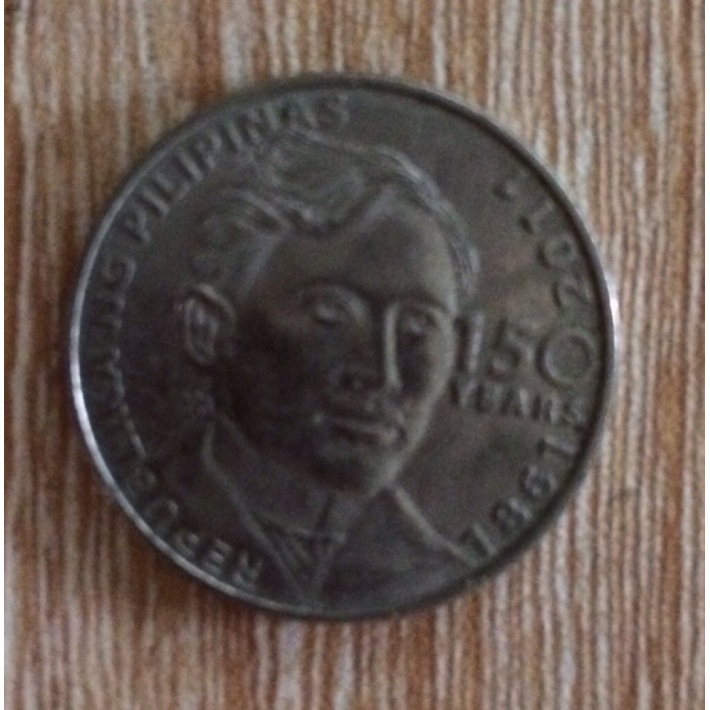 1Piso 2011 Commemorative issue 150th Birth Anniversary of José Rizal ...