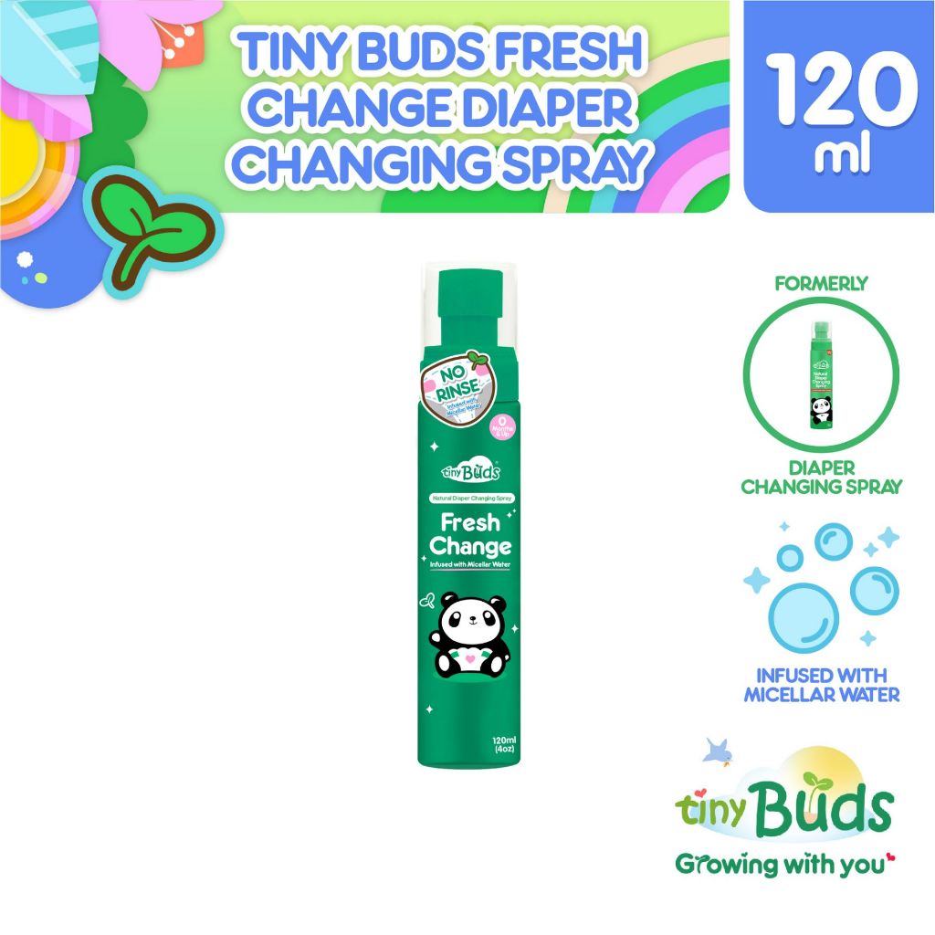 Tiny Buds Fresh Change Micellar Water Diaper Changing Spray 120ml (FS ...