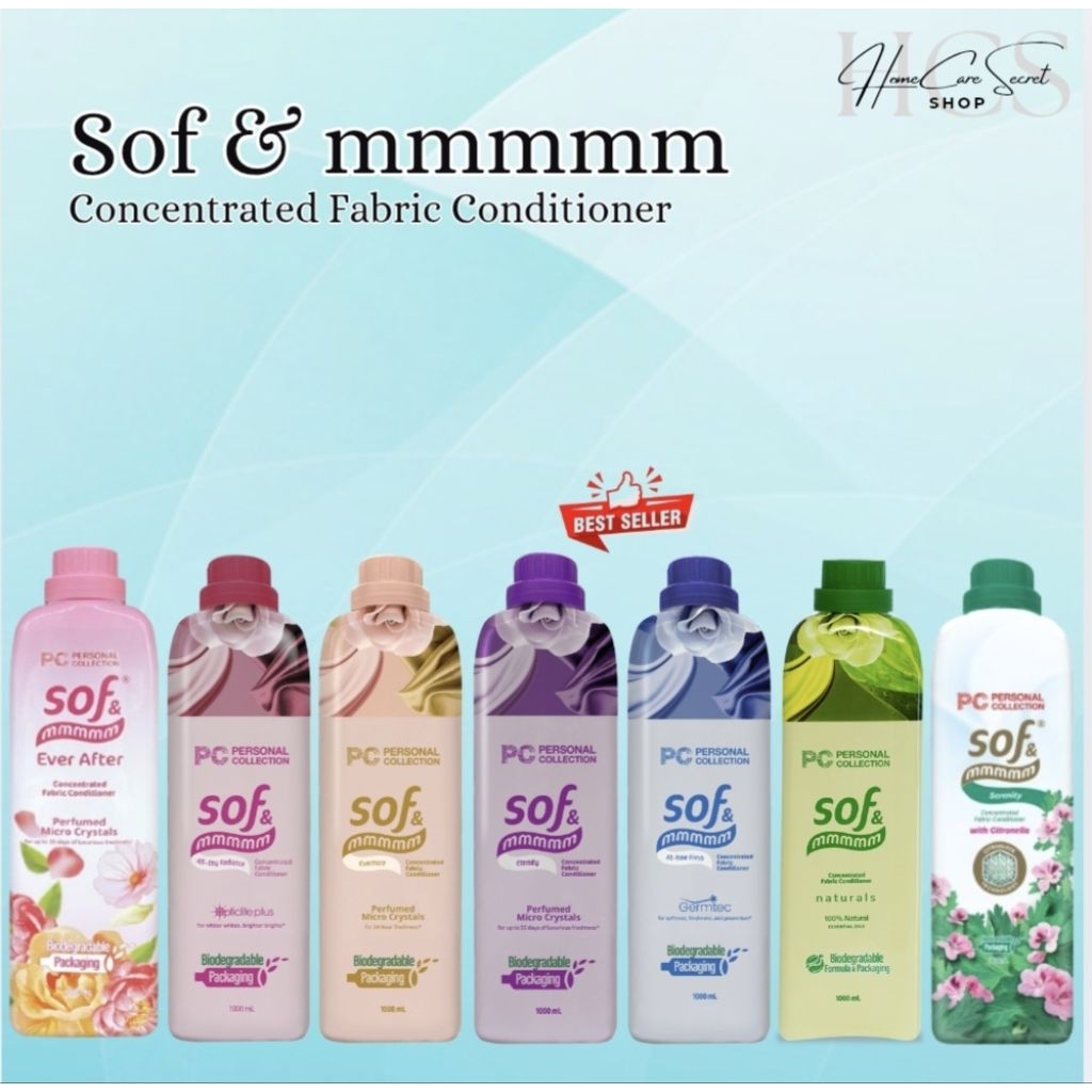 SOF & MMM CONCENTRATED FABRIC CONDITIONER | Shopee Philippines