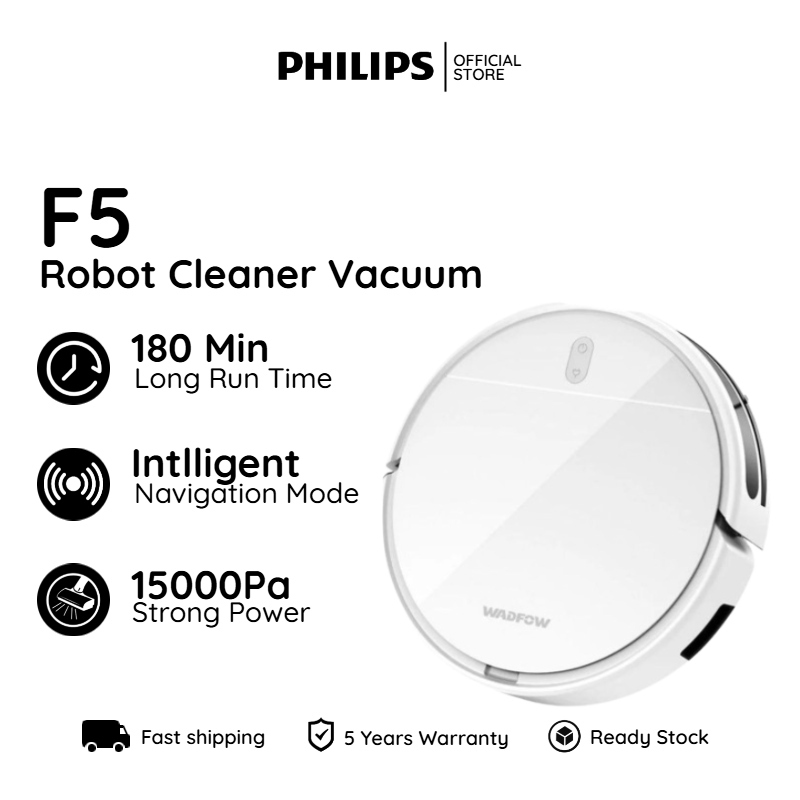 Robot Vacuum F5 Smart AI Cleaner Home Auto Charging Detect App Control ...