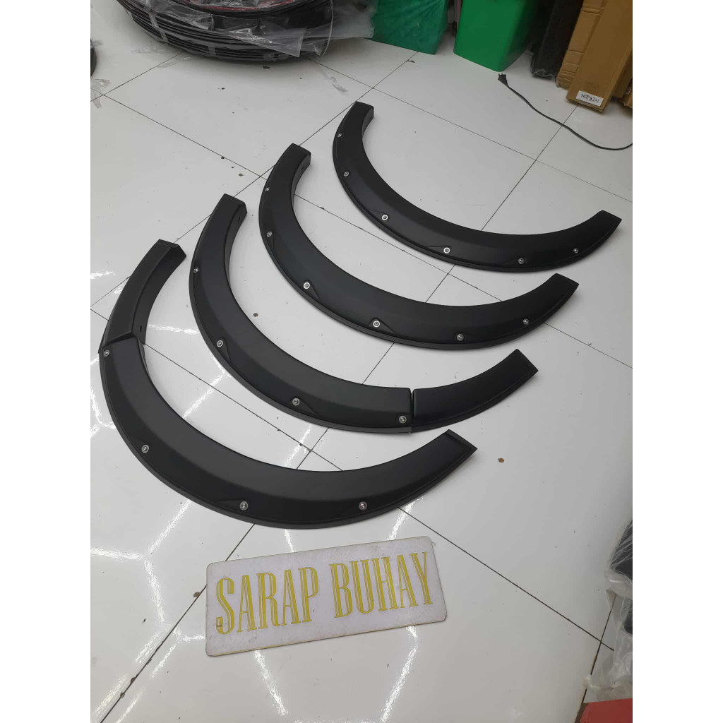 Nissan Urvan NV350 Black Set Fender Flare with Buttons | Shopee Philippines