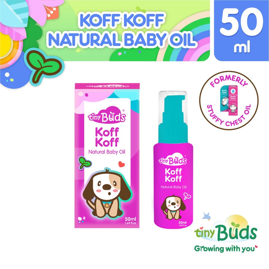 Tiny Buds Koff Koff Natural Baby Oil 50ML [FS] | Shopee Philippines