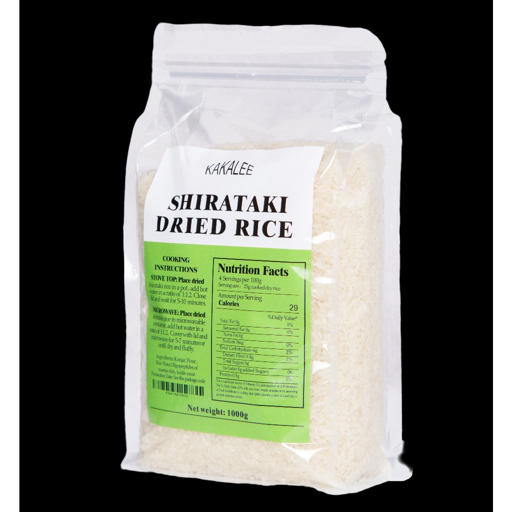 Shirataki rice Konjac Rice low carb shirataki dried rice original ...