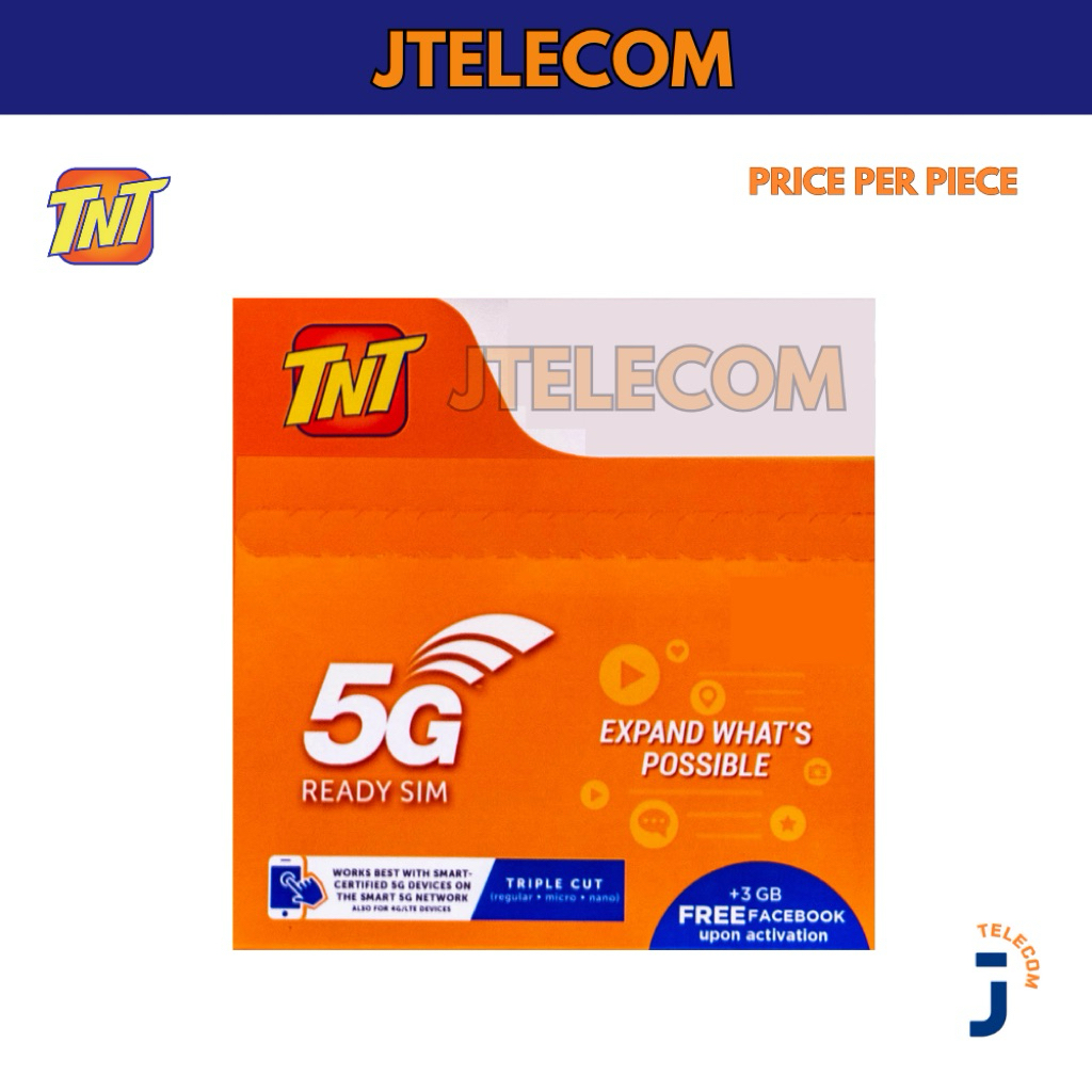 TNT SIM CARD 5G PER PIECE LOWEST PRICE SEALED | Shopee Philippines