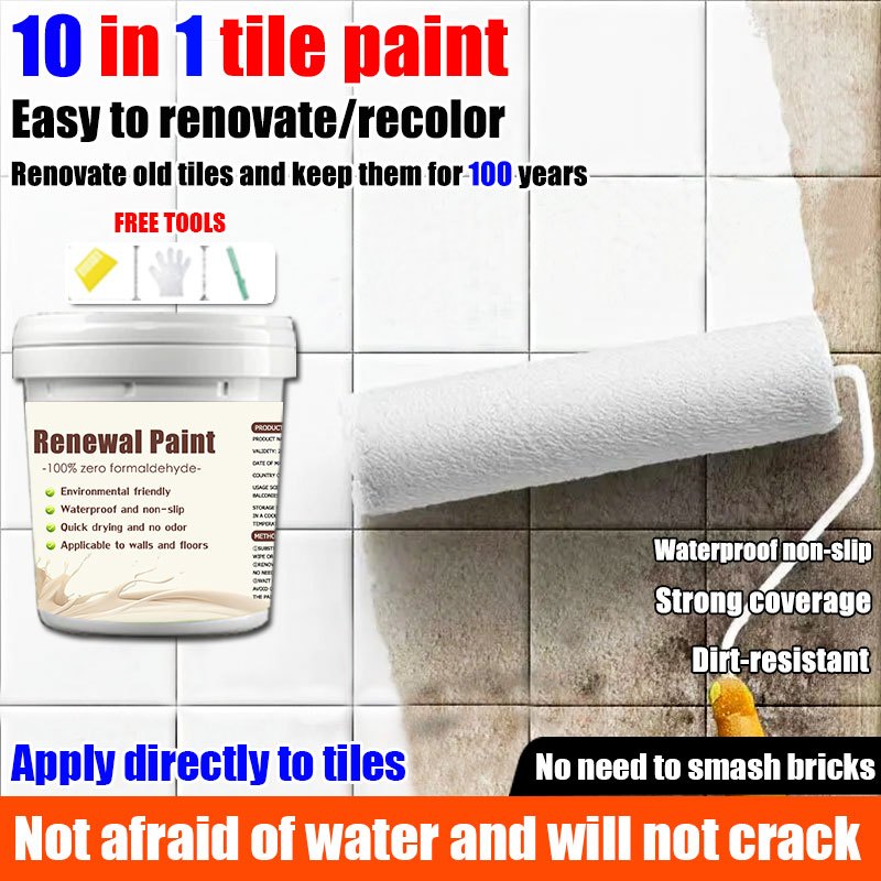 Tile Paint Tile Renovation Paint Bathroom/Floor Tiles Waterborne Tile ...
