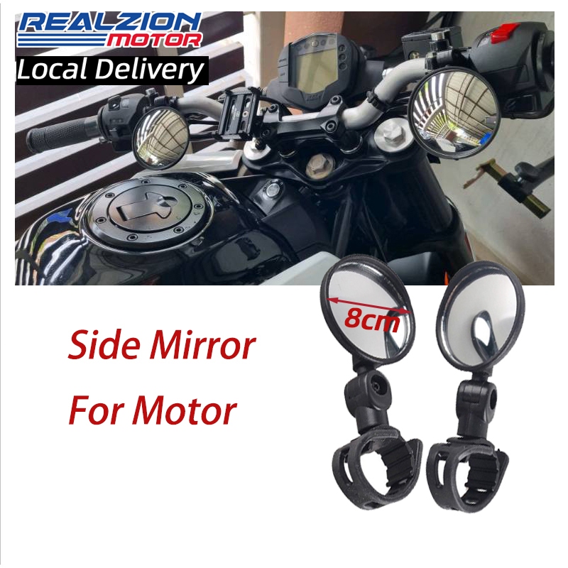 REALZION Universal Side Mirror Duke 200 390 Mt 15 03 Xsr 155 Rebel 500 ...