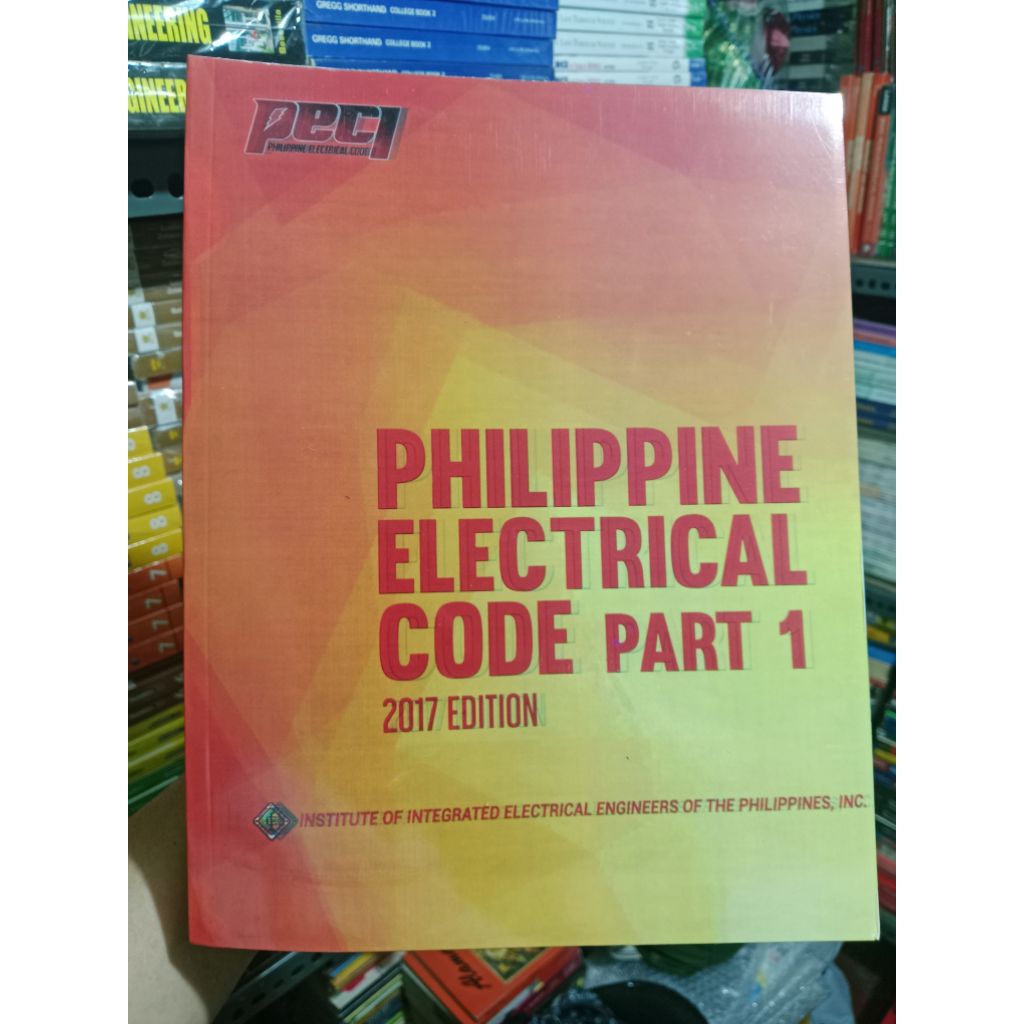 PHILIPPINE ELECTRICAL CODE PART 1 ( 2017 EDITION ) | Shopee Philippines
