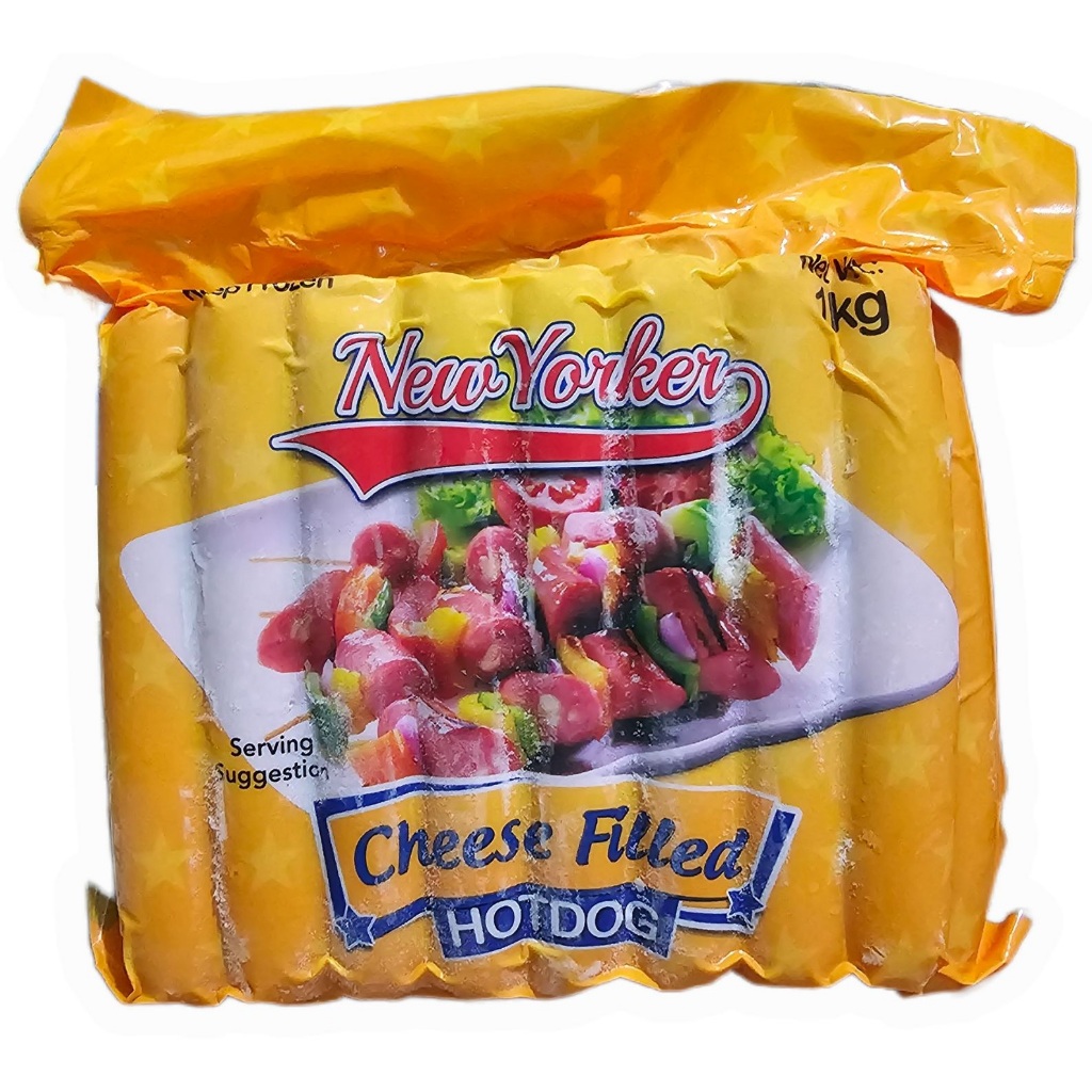 VIRGINIA NEW YORKER CHEESE FILLED HOTDOG 1kg QB:0103790164993 | Shopee ...