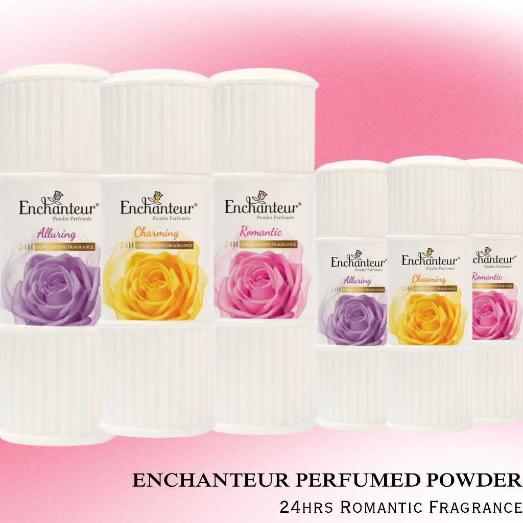 Enchanteur Powder Perfume Charming Alluring Romantic Talc 125gram and ...