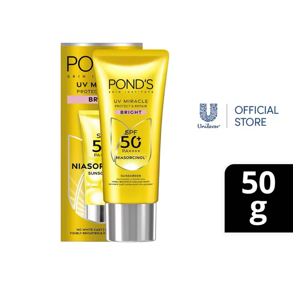 PONDS UV MIRACLE BRIGHT & HYDRATE NIASORCINOL SUNSCREEN | Shopee ...