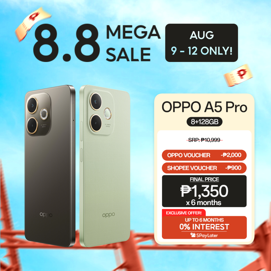 [0% Interest 6 Months SPayLater] OPPO A5 Pro 5G | 8GB+8GB RAM Expansion | IP69 Water&Dust ...