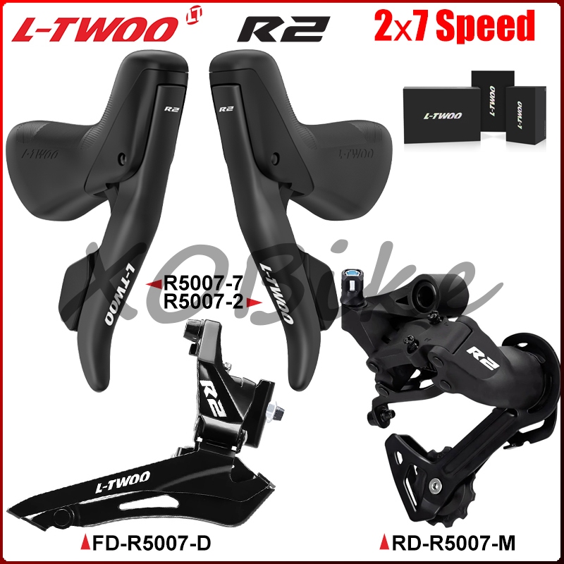 LTWOO R2 2x7 Speed 14speed Road Bike Shifter Rear Derailleurs Front ...