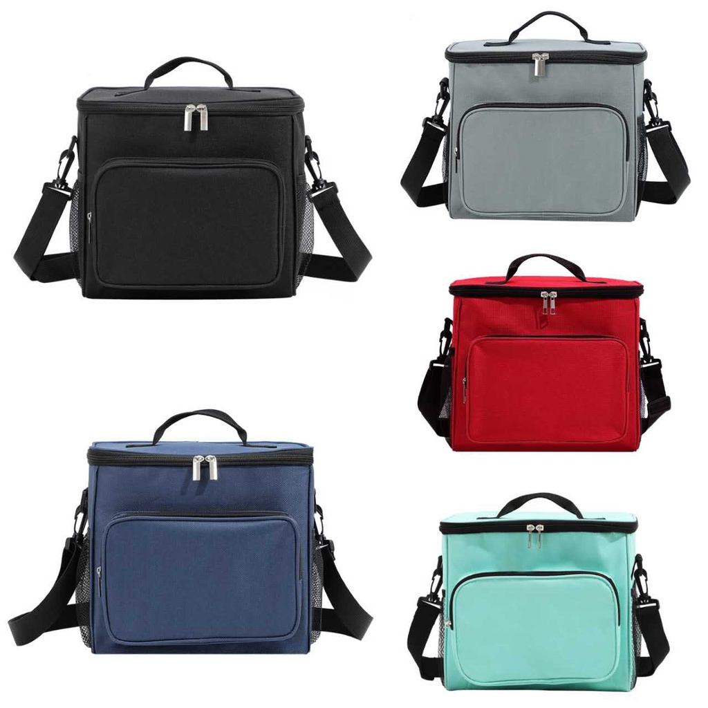 Large Lunch Bag Portable Thermal Insulated Lunch Box Cooler Handbag ...