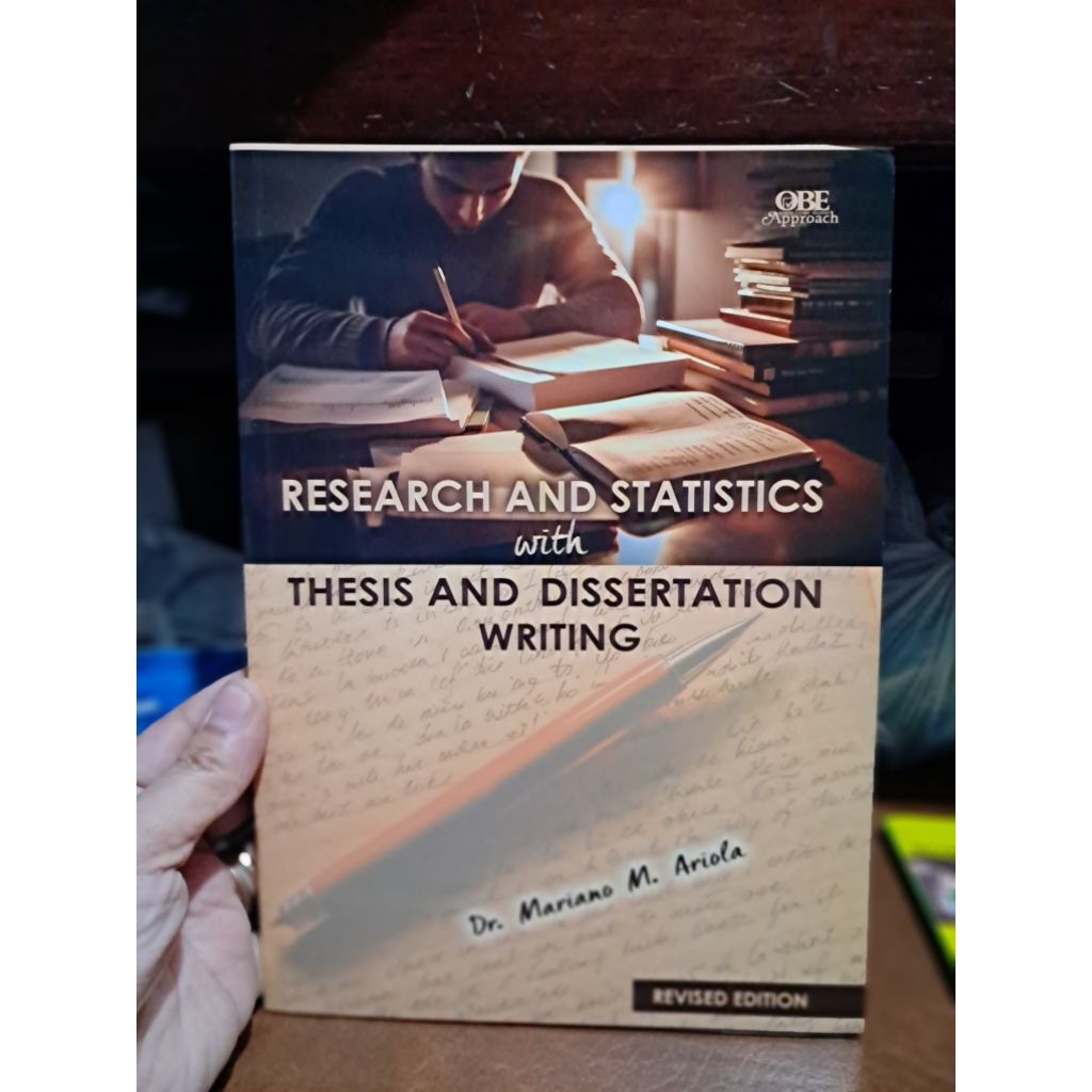 Research and Statistics with Thesis and Dissertation Writing by Ariola 2025© Brand-new Original ...