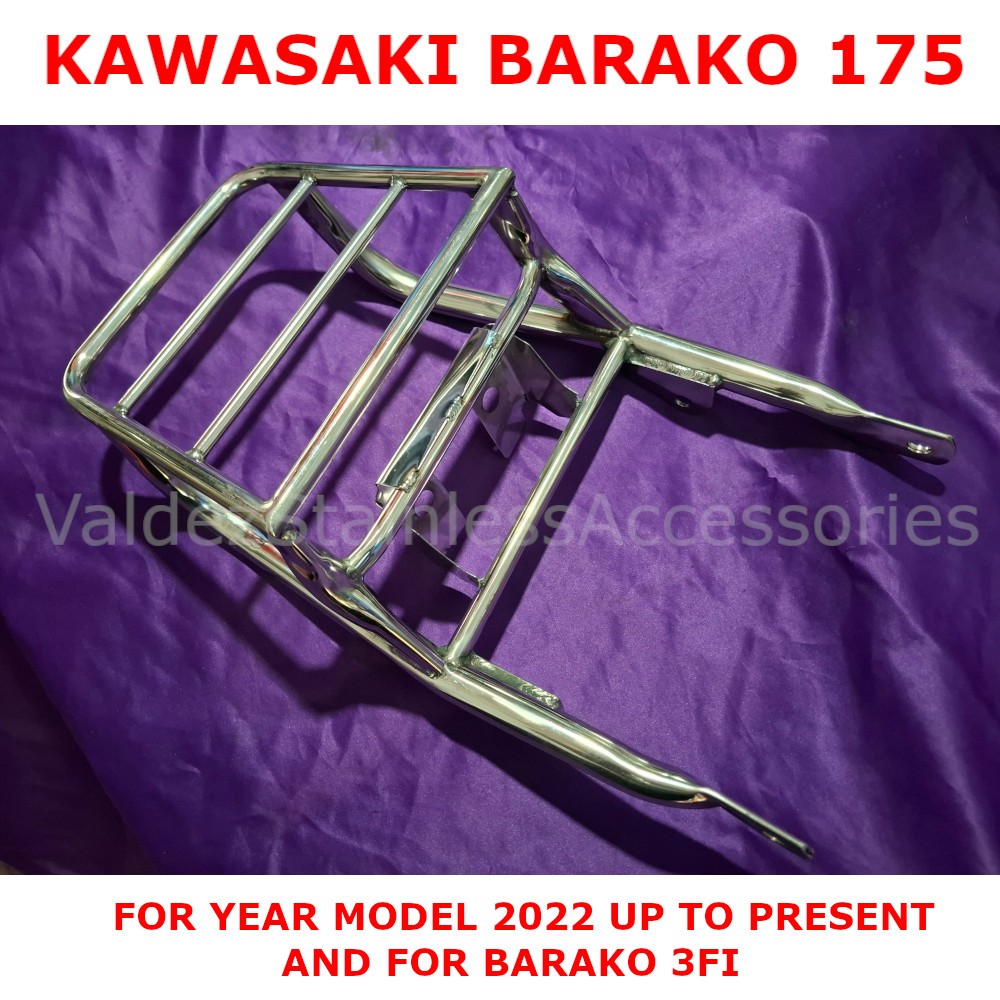 Carrier FLAT for TOP BOX, Kawasaki Barako 175 , Barako 2 ,Year Model ...