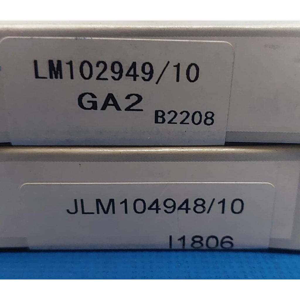 JLM104948/10 LM102949/10 104948 102949/10 FRONT AXLE BEARING TOYOTA ...