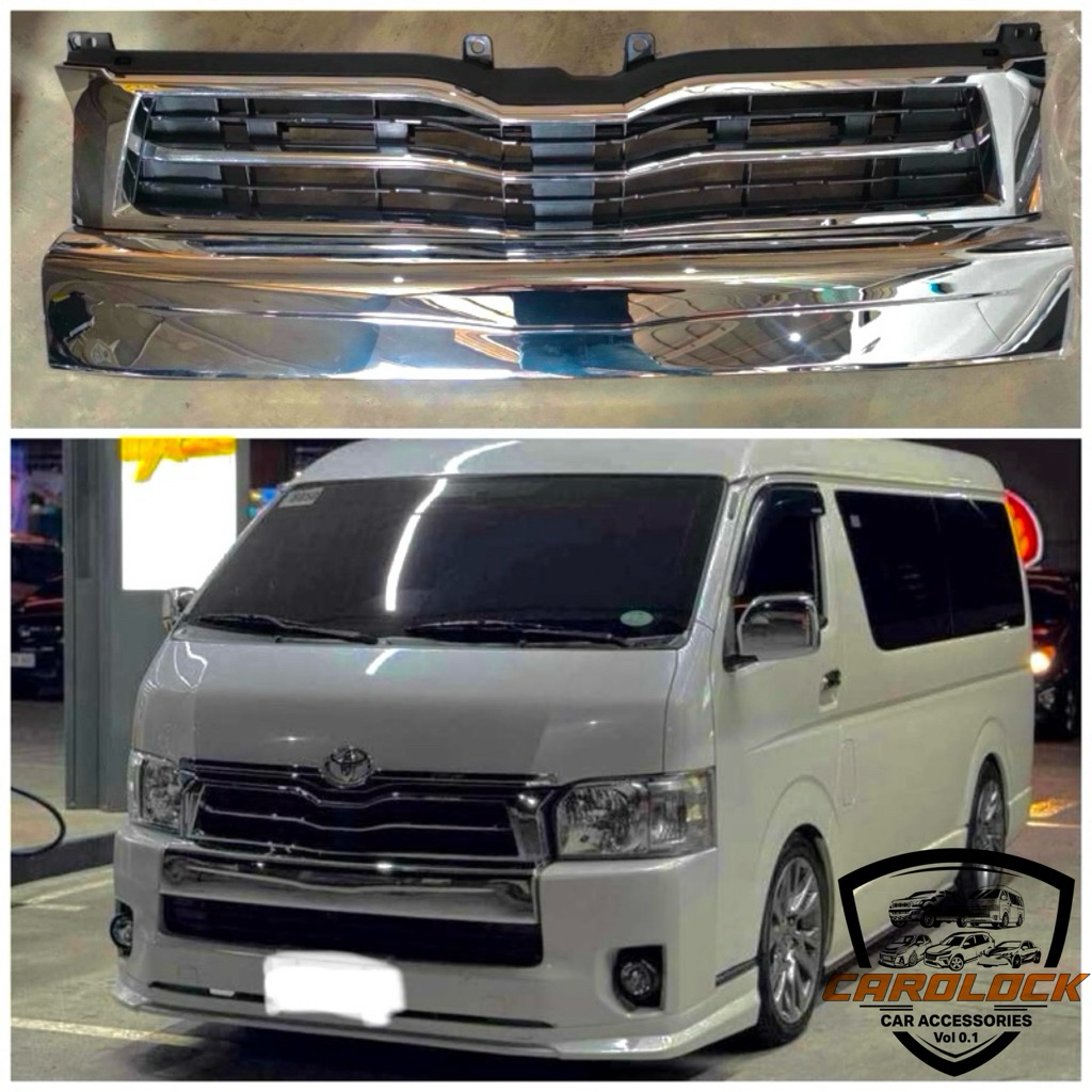 Toyota Hiace GL Grandia 2014 - 2019 Grill SG Type | Shopee Philippines