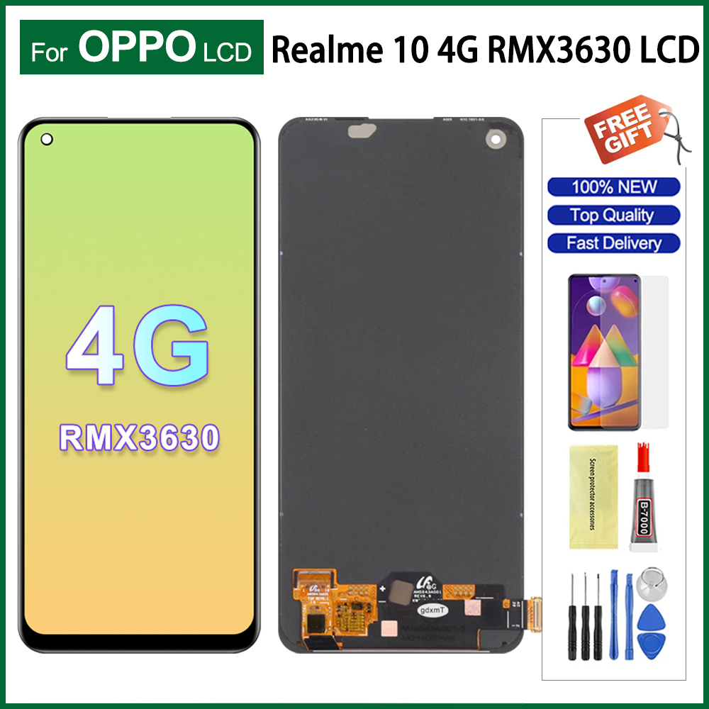 Display For Realme 10 4G LCD Touch Screen Digitizer Replacement RMX ...