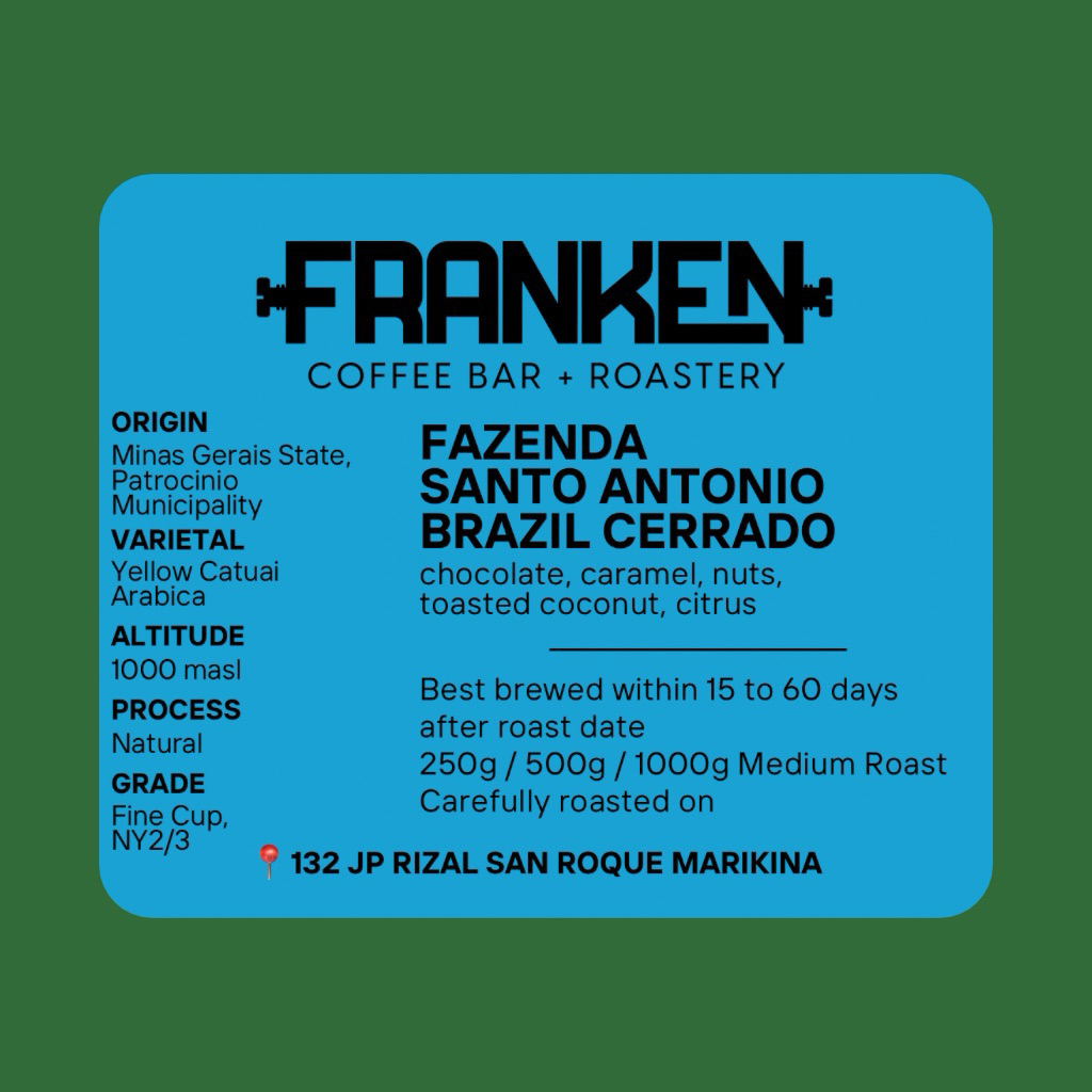 Brazil Cerrado Fazenda Santo Antonio Arabica Omni Roast Filter Espresso ...