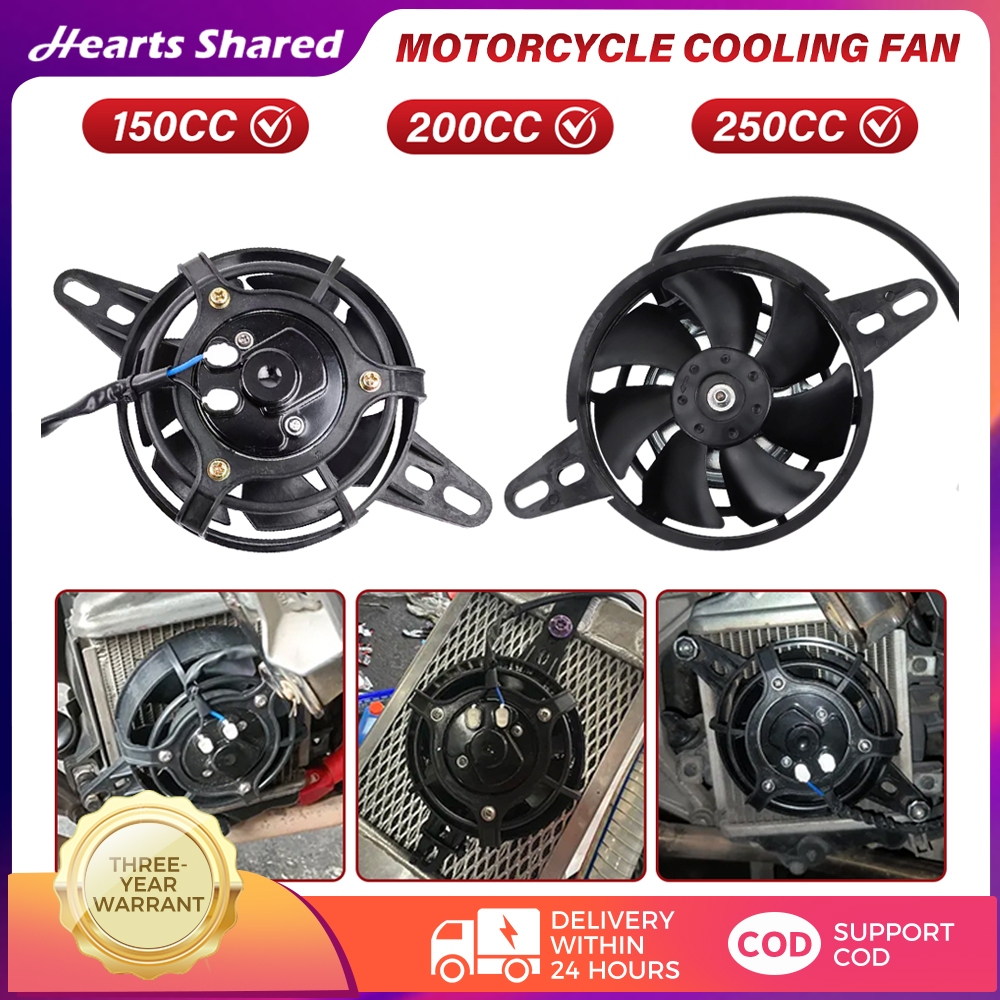 Motorcycle Cooling Fan Dirt Pit Bike 150CC 200CC 250CC ATV Quad Oil ...