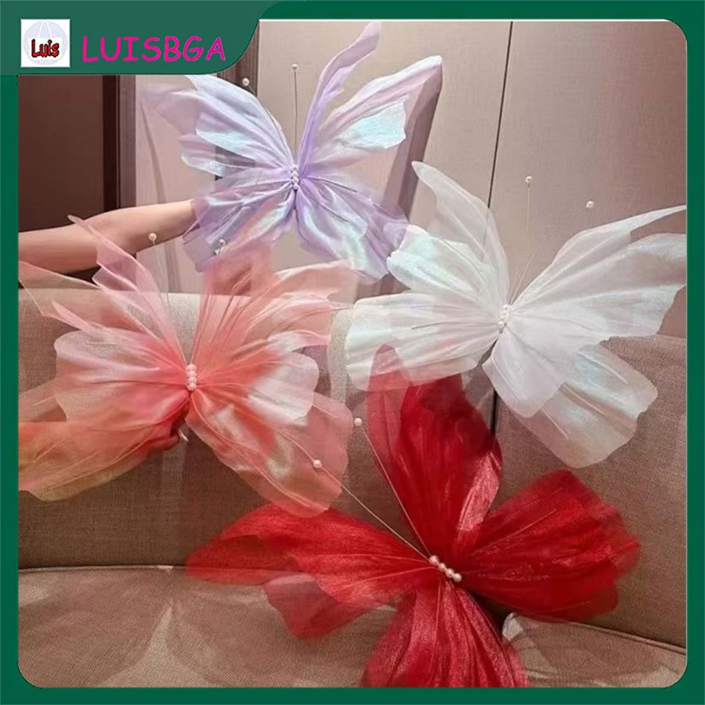 Artificial Butterfly Decorations Gauze Wedding Butterflies for ...