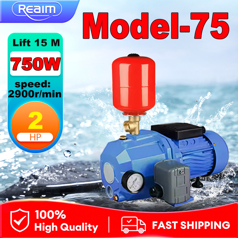 REAIM Jetmatic Water Pump 2HP Water Pump Water Booster Pump Pressure ...
