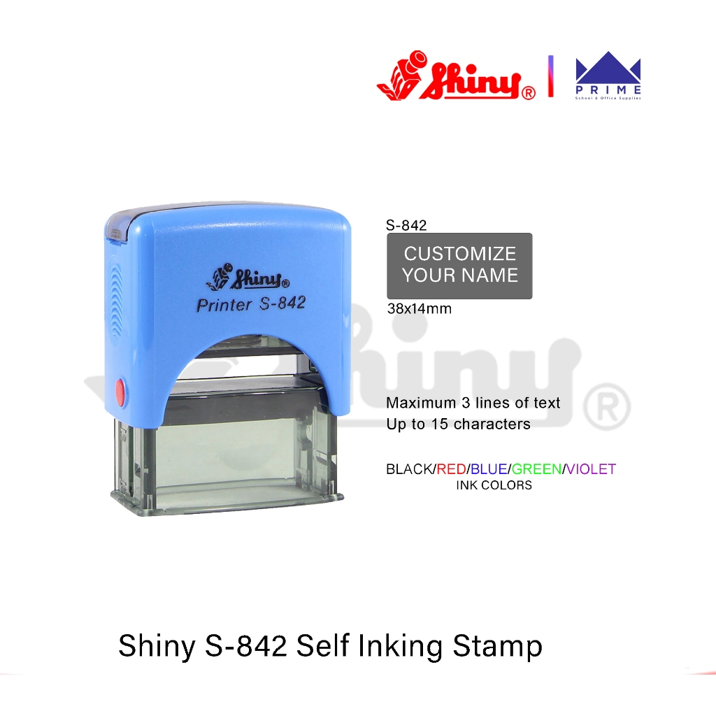 Shiny S-842 Self Inking Stamp | Shopee Philippines