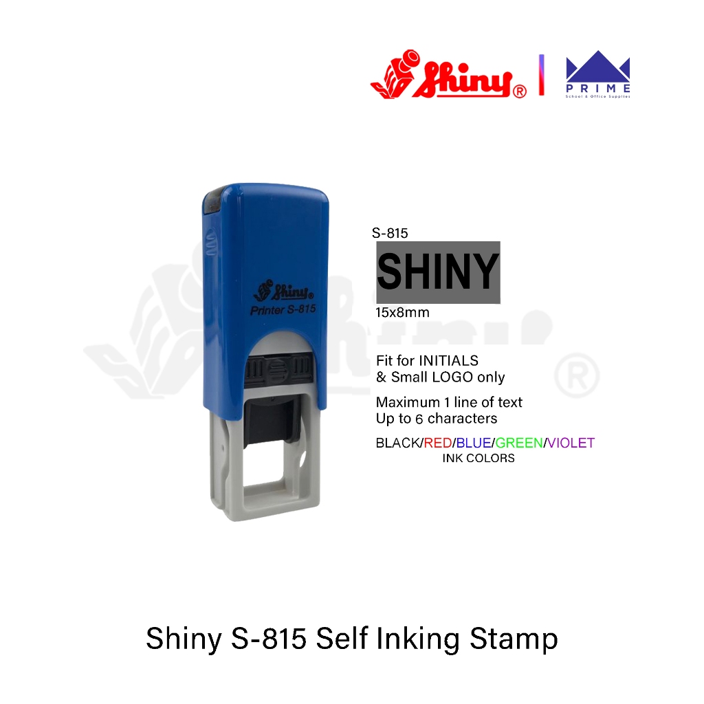 Shiny S-815 Self Inking Stamp | Shopee Philippines