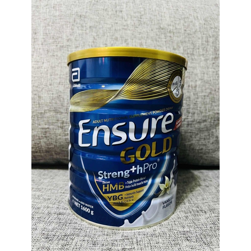Ensure Gold STREGHTPRO with HMB & YBG Vanilla 1.6kg NEW PACKAGING (February 2027 Expiry ...