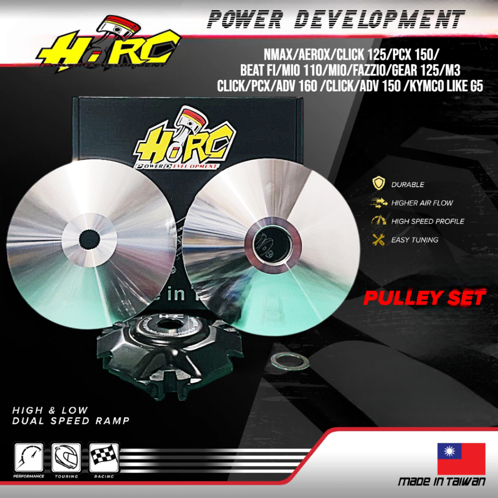 HIRC Pulley Set [All Model] | Power Development Taiwan | Shopee Philippines