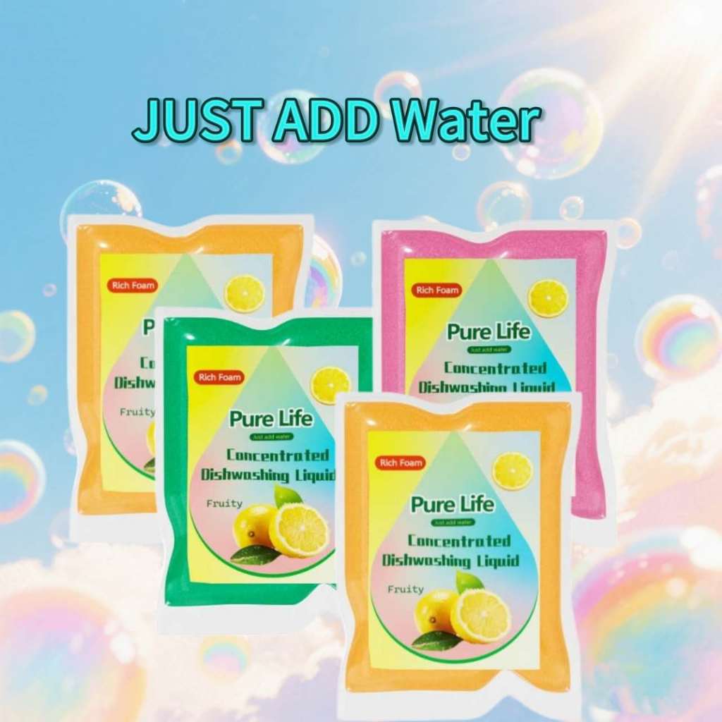 Concentrated Dishwashing Liquid, 2L - 18L Just Add Water Mix Formula ...