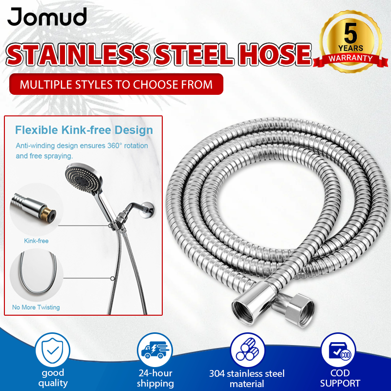 【Jomud】PVC Bidet Hose 60Inches-1.5Meter Extra Long Flexible Stainless ...