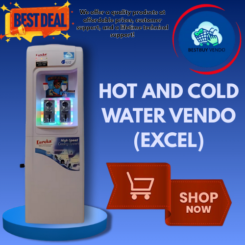HOT & COLD EXCEL WATER VENDO MACHINE(WATER VENDING MACHINE-COMPRESSOR ...