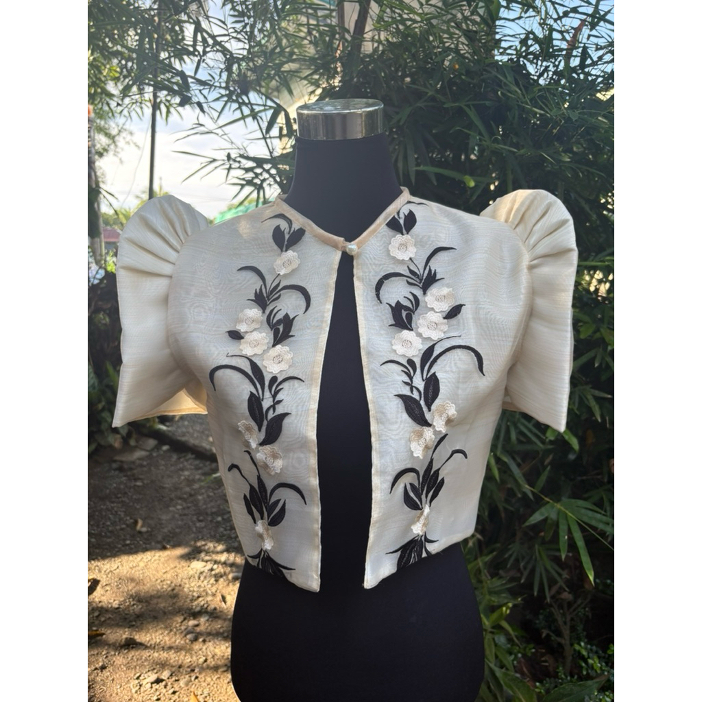 Moder Filipiniana Mestiza Bolero with lining. | Shopee Philippines