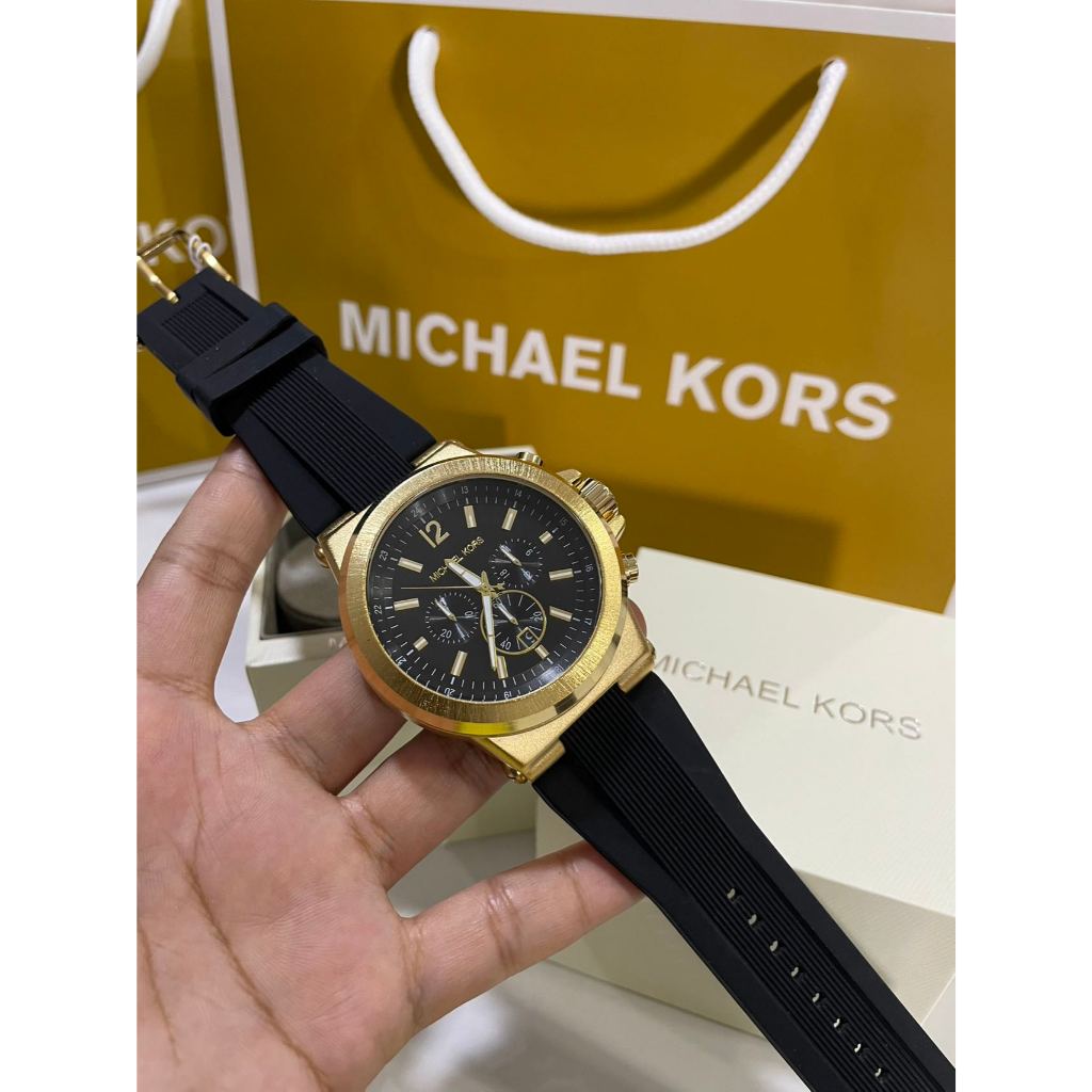MK MENS WATCH MK DYLAN Oversized watch silicone band OEM.JAPAN MOVEMENT ...