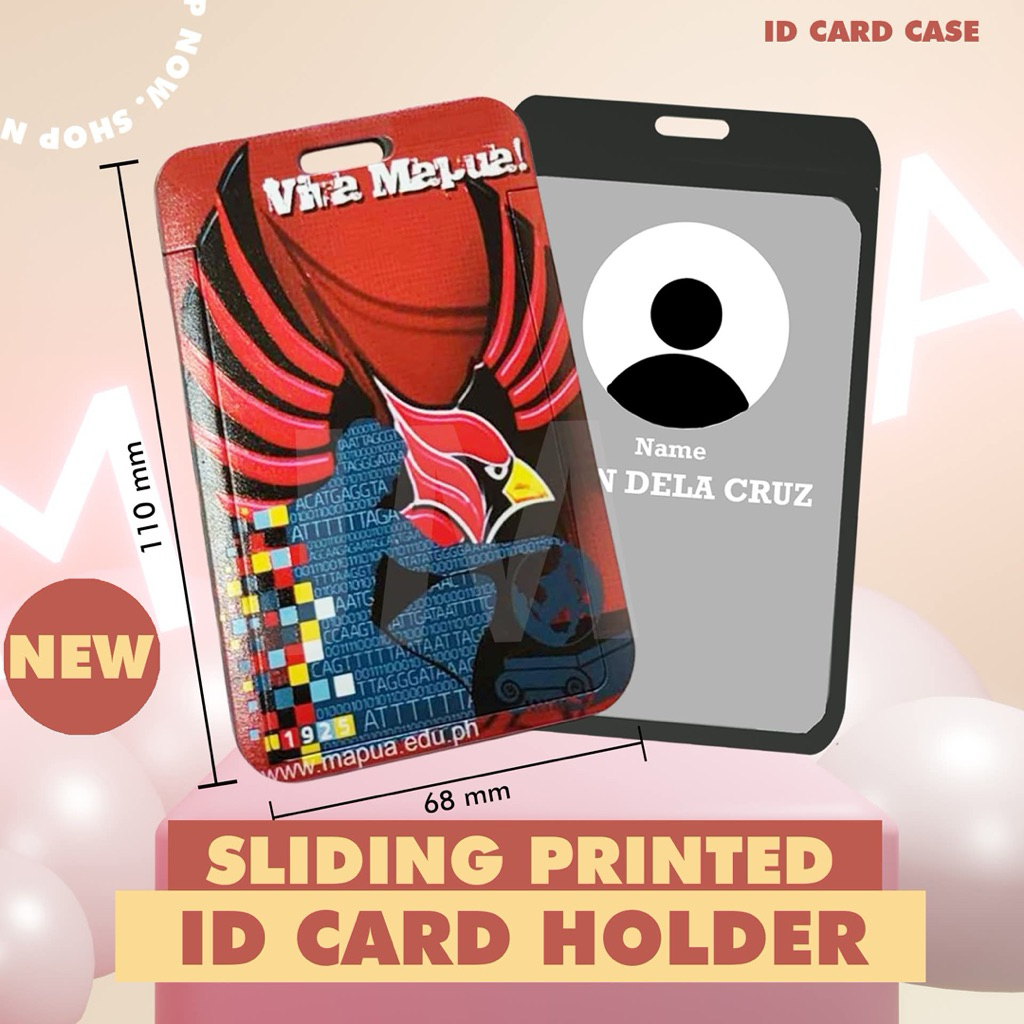 Sliding Mapua Card Case with Name Tags jnm | Shopee Philippines