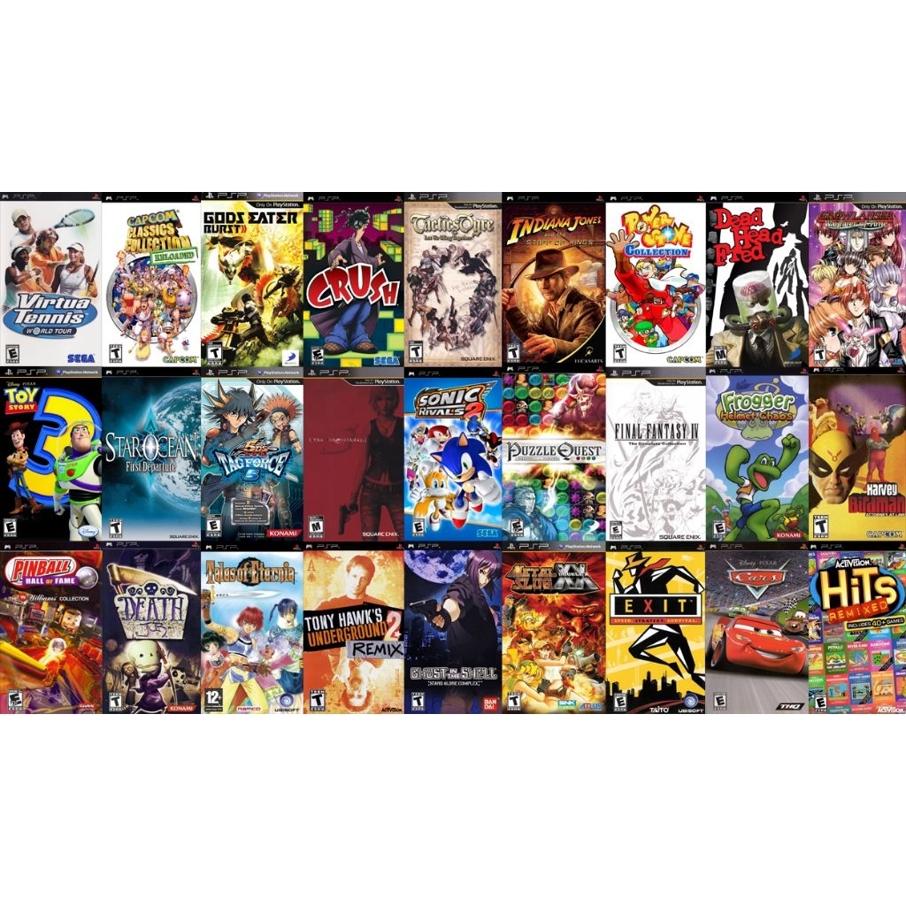 PSP MEMORY CARD SET - READY TO PLAY (FREE REQUEST) | Shopee Philippines
