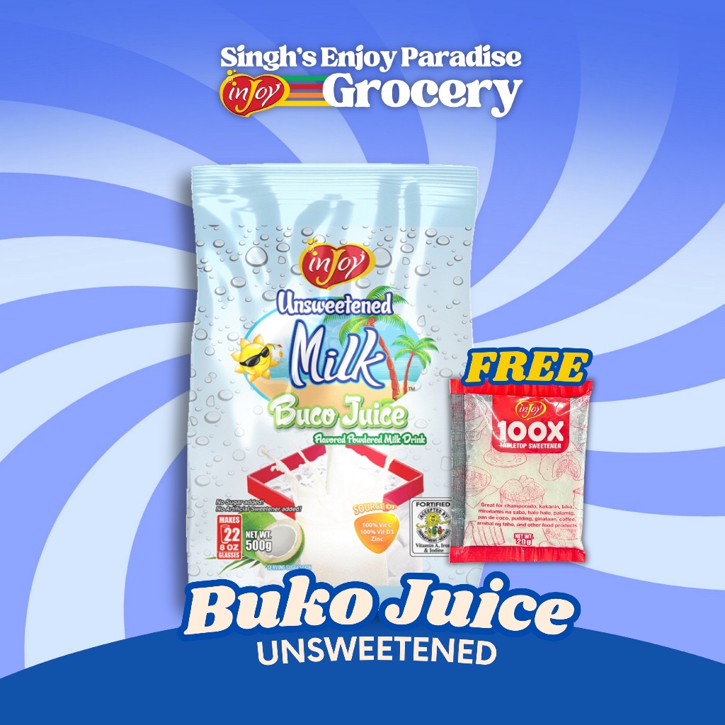 inJoy Unsweetened Buko Juice Milk Palamig 500g | Shopee Philippines