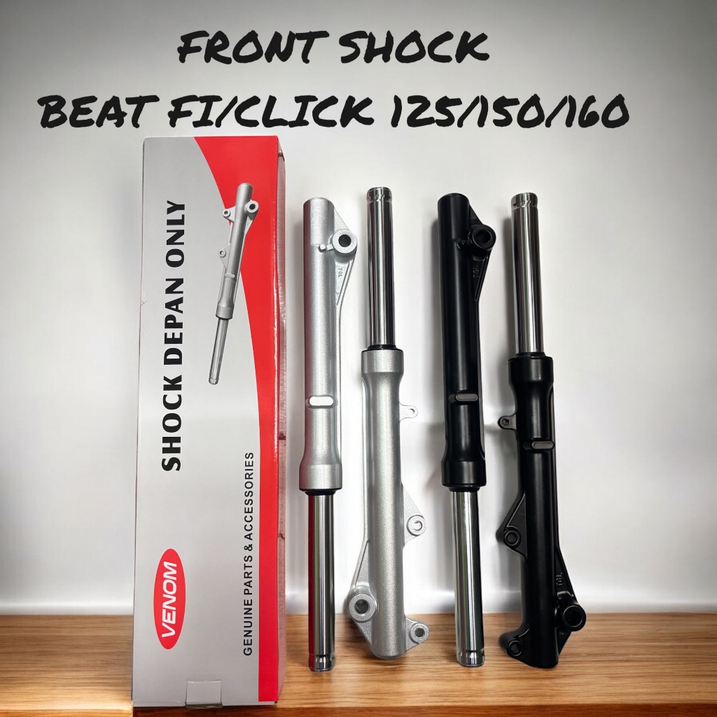 VENOM TELESCOPIC FRONT SHOCK ASSEMBLY FOR HONDA BEAT FI/CLICK/150 v1/v2 ...