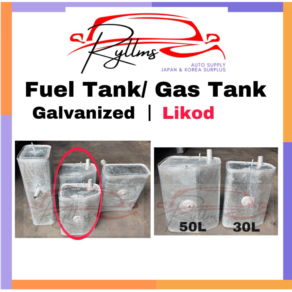 Fuel Tank/ Gas Tank Galvanized 35 Liters | Shopee Philippines