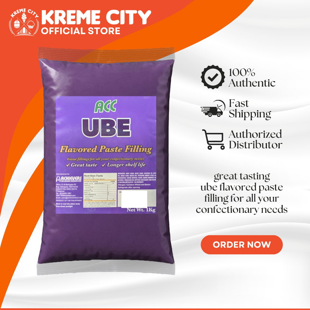 Achievers ACC Ube Flavored Paste Filling 1kg | Shopee Philippines